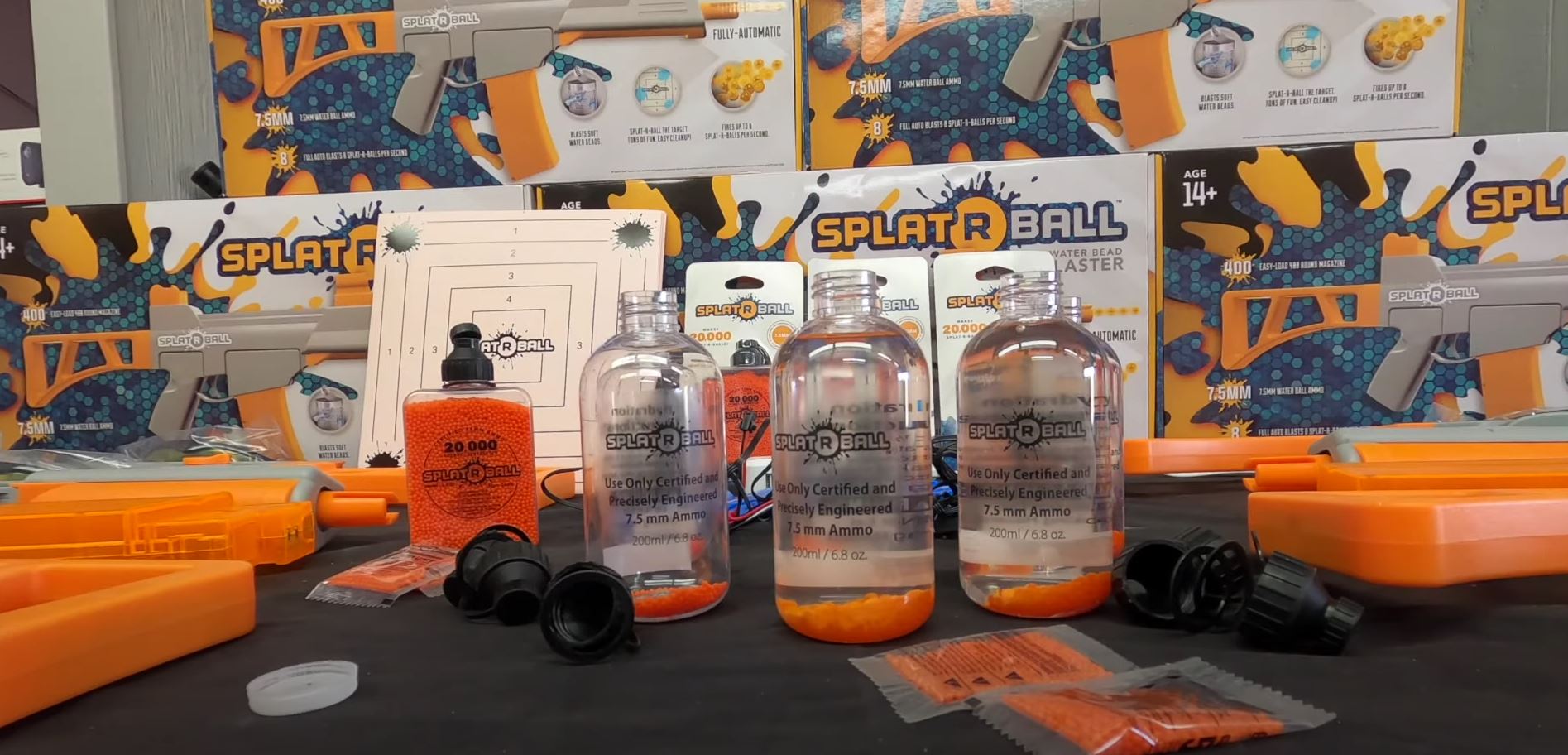 Full Auto and Semit Auto Electric Soft Water Bead Blaster Gun - SplatRBall