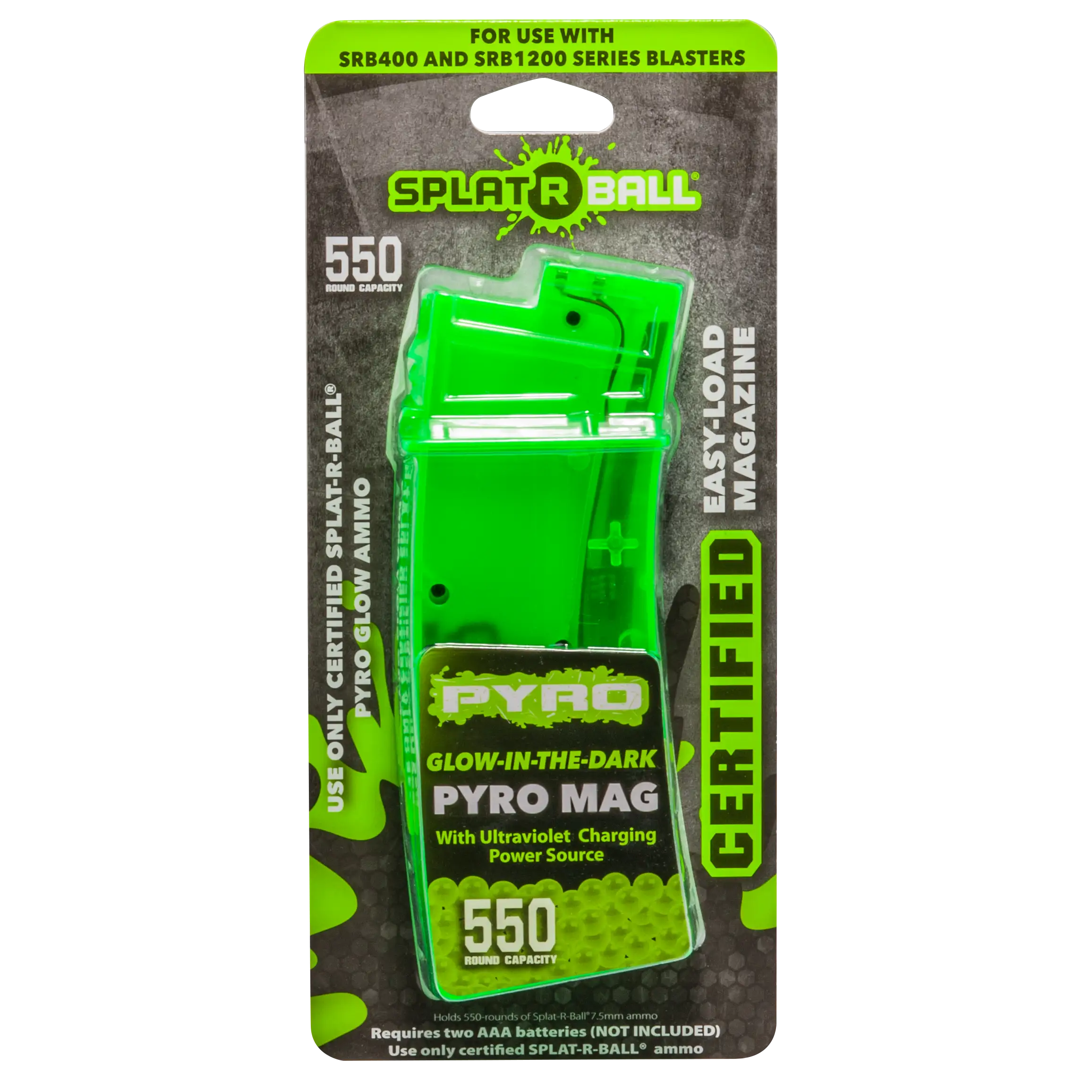 Pyro Gel Ball Magazine 550 round - SplatRBall Pyro