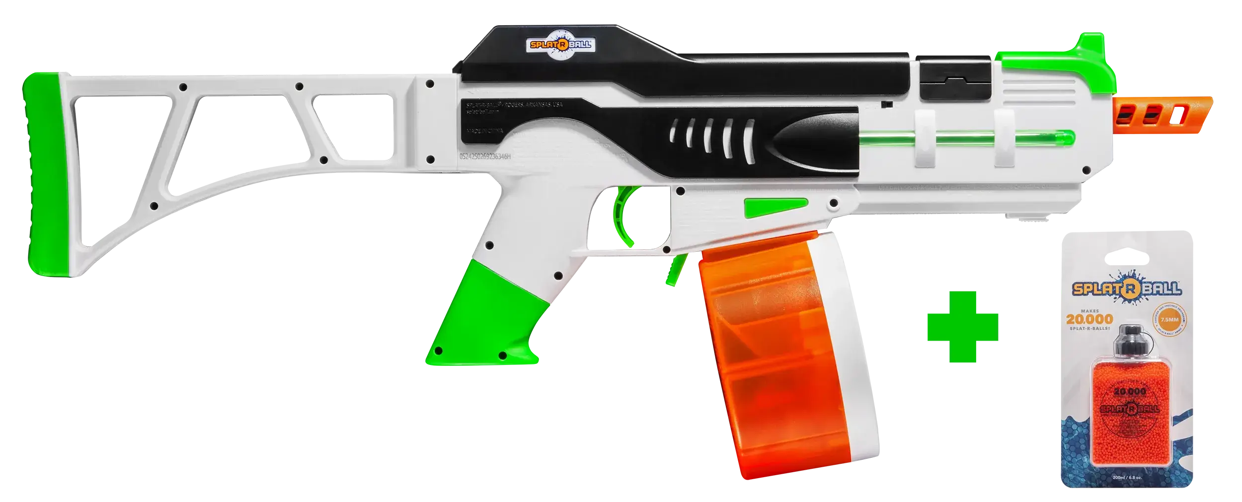SRB1200 Pyro Full Auto Glow-in-the-Dark Bead Gel Ball Blaster