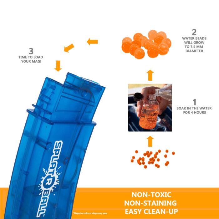 SRB400-SUB Full and Semi Auto Water Gel Ball Blaster Plus Kit