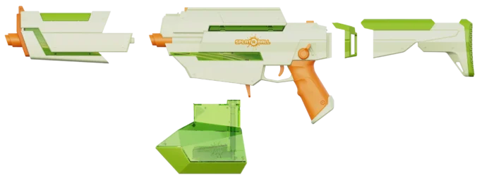 SRB1300 SkyGlow Blaster Kit – Full Auto Gel Blaster